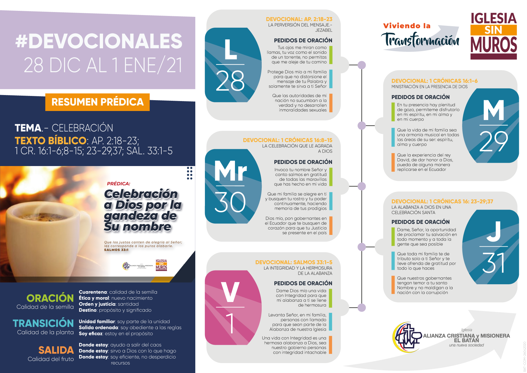 DEVOCIONAL DIARIO 2020 - Iglesia El Batán